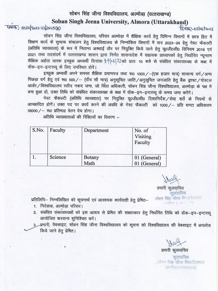 Soban Singh Jeena University, Almora