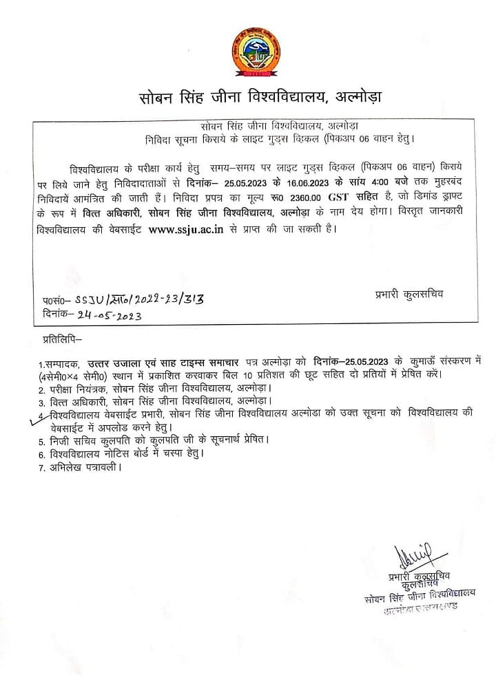 Soban Singh Jeena University, Almora